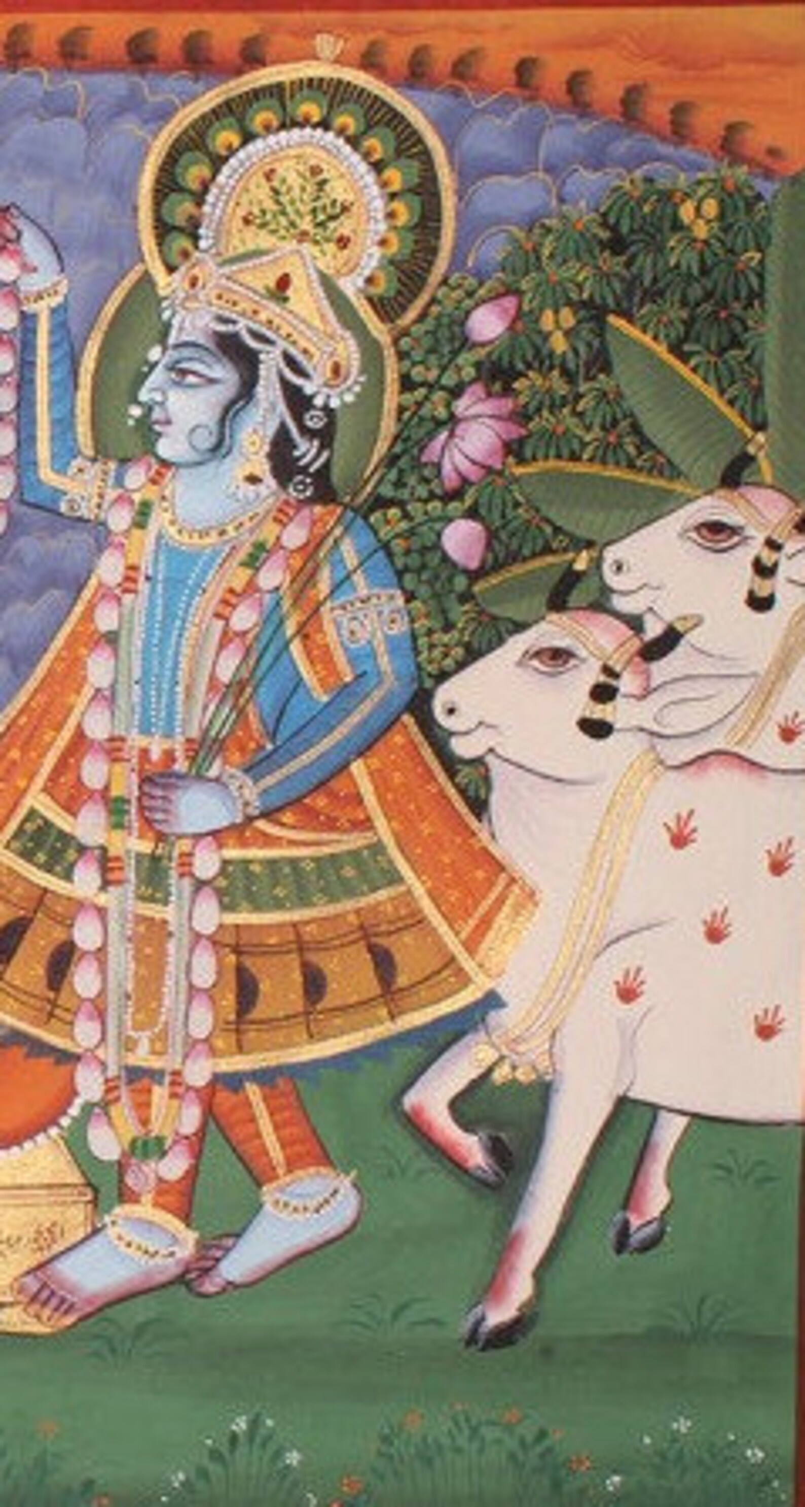 Painting of Lord Shrinath Ji Lord Shrinath Ji Indian Art - Etsy