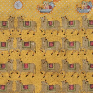 Pichwai Painting of Lord Shrinath Ji With Cows , Cow Pichwai Painting ...