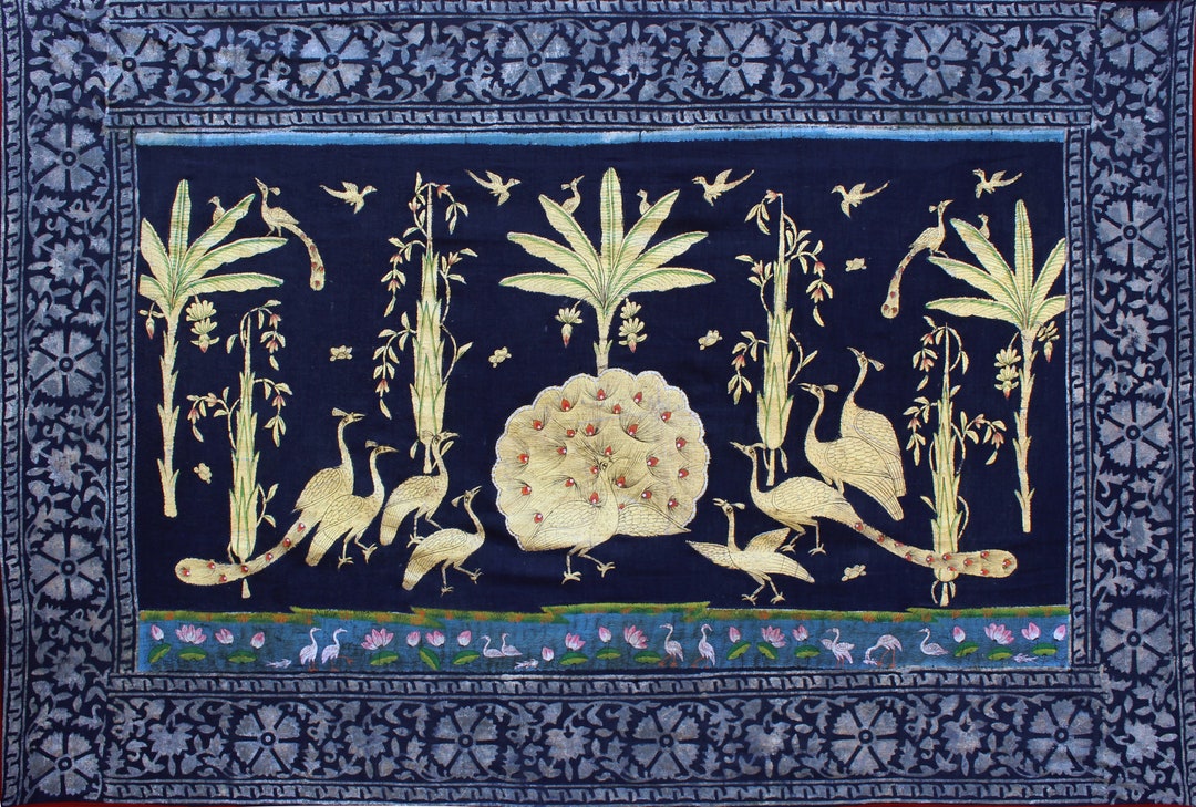 Indian Traditional Painting of Peacocks,indian Home Decorative Art ...