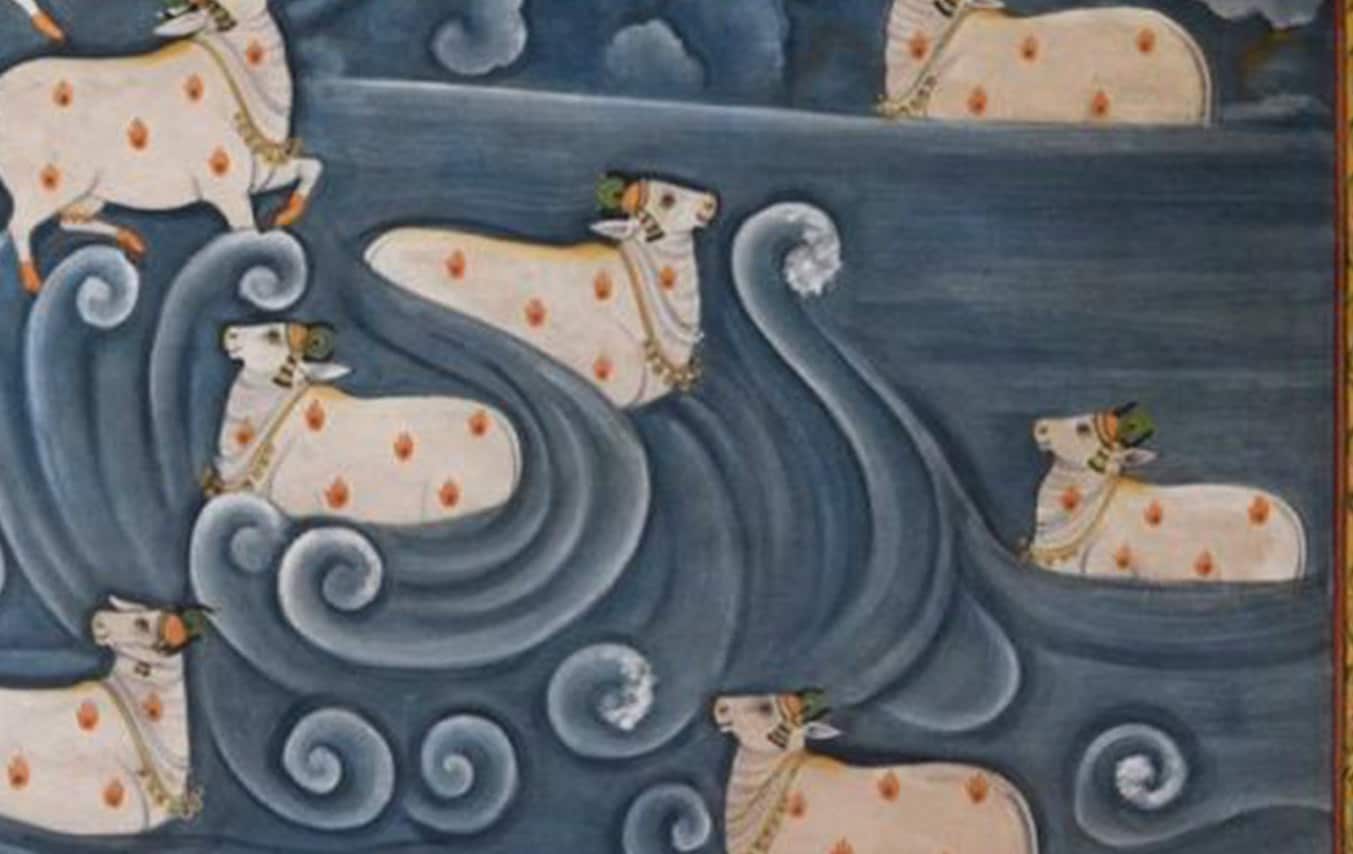 Traditional Painting of Beautiful Cows Hand Painted Cows - Etsy