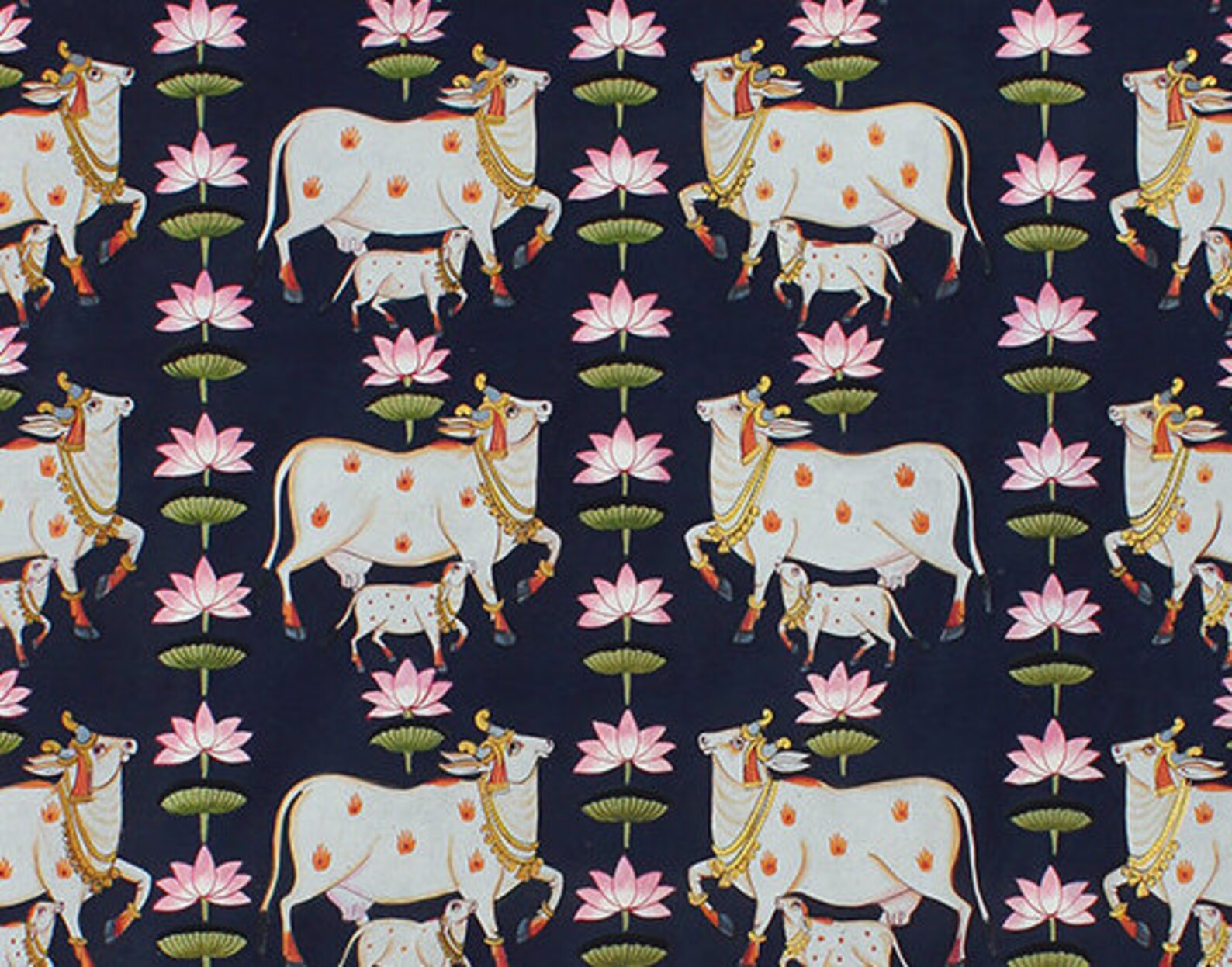 Traditional Painting of Beautiful Cows Hand Painted Cows - Etsy