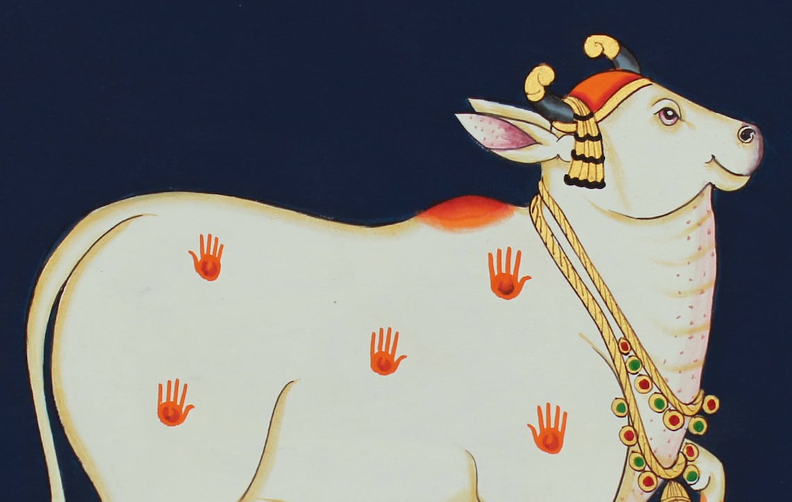 Traditional Wall Art Pichwai of Cows for Home Deocr. - Etsy