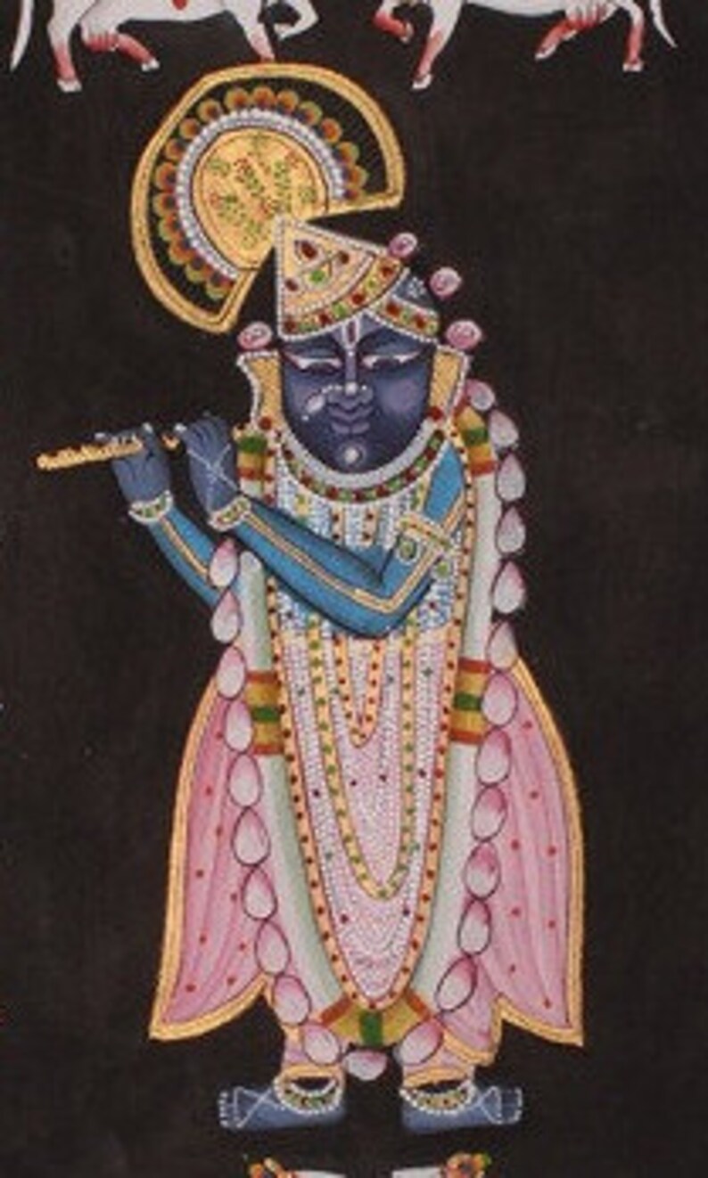 Painting of Lord Shrinath Ji Lord Shrinath Ji Indian Art - Etsy