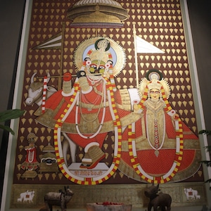 Radha Govind Dev Ji Painting, Krishna Painting,krishna Radha, Radha ...