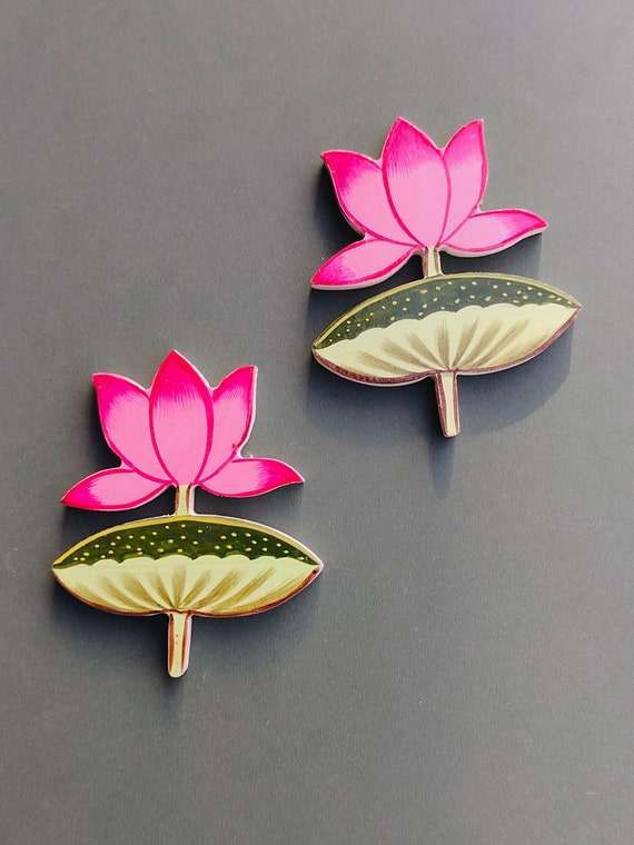 Mdf Lotus Flower Cutout Mdf Cutouts Small Cutouts / Wooden - Etsy India