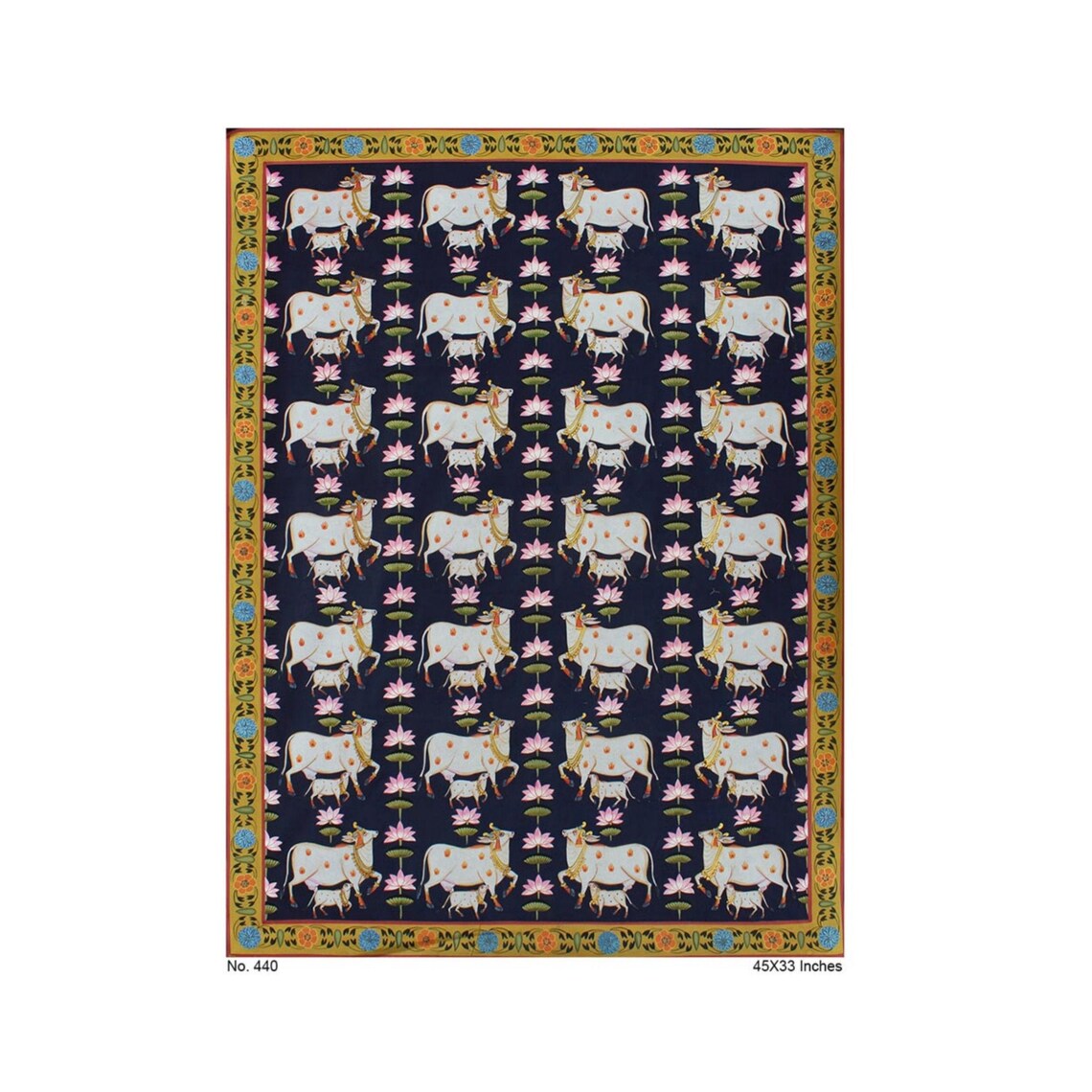 Traditional Painting of Beautiful Cows Hand Painted Cows - Etsy