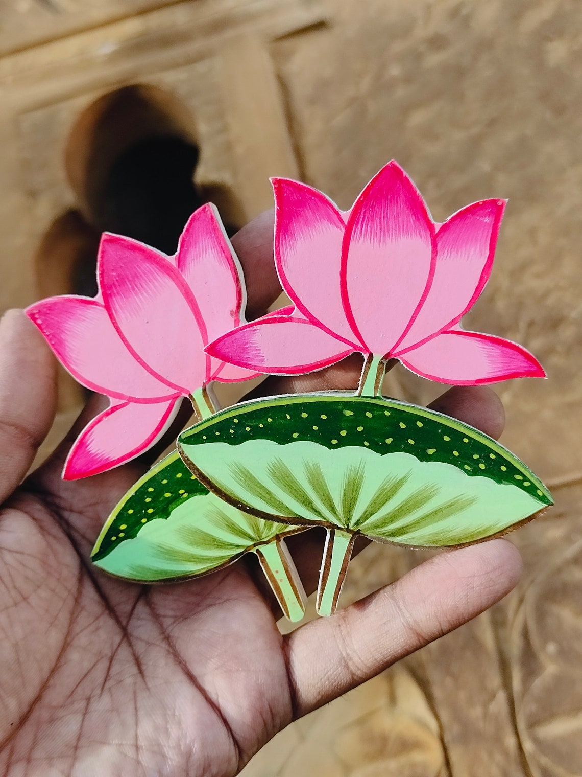Mdf Lotus Flower Cutout Mdf Cutouts Small Cutouts / Wooden - Etsy
