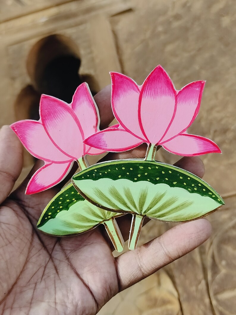 Mdf Lotus Flower Cutout Mdf Cutouts Small Cutouts / Wooden - Etsy