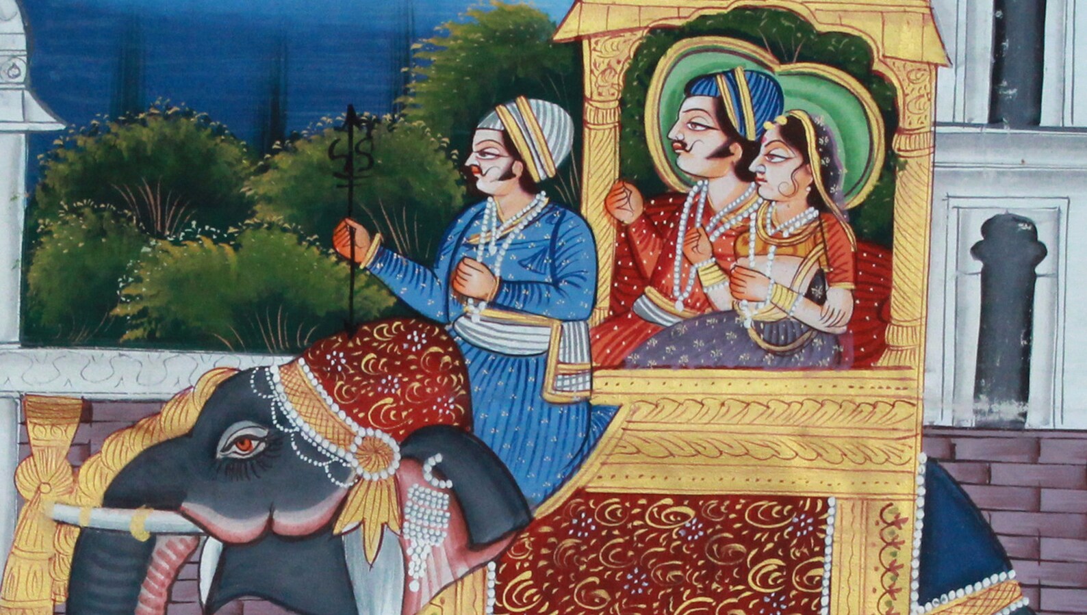 Indian Rajasthani Traditional King And Queen Elephant Riding | Etsy