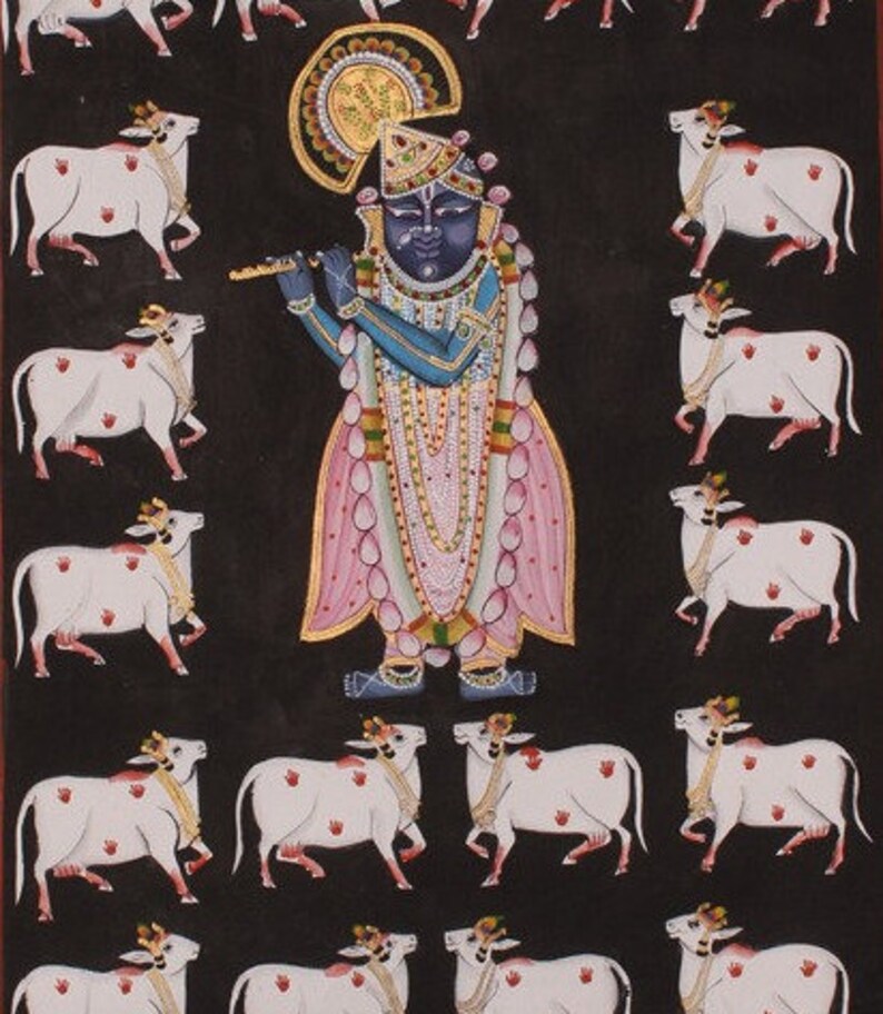 Painting of Lord Shrinath Ji Lord Shrinath Ji Indian Art - Etsy
