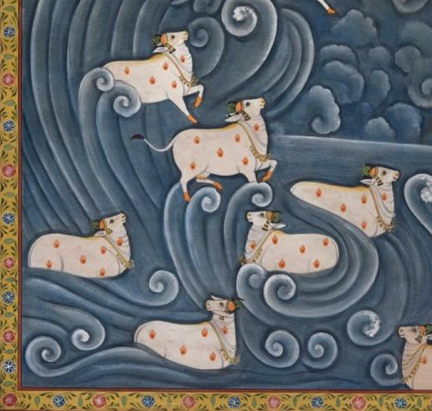 Traditional Painting of Beautiful Cows Hand Painted Cows - Etsy