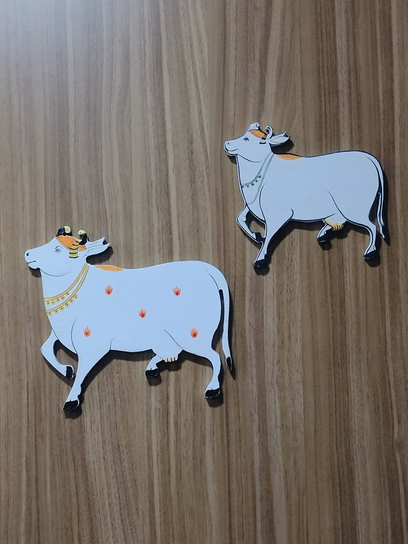 Mdf Cow Cut Outs Pair House Warming Diwali Decoration / - Etsy