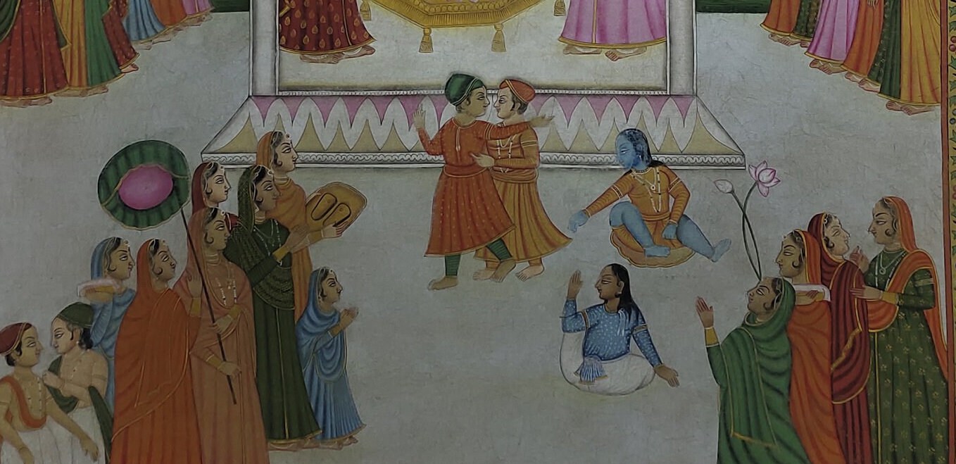 Krishna Pichwai Painting - Krishna With 8 Arms - Handmade Pichwai ...