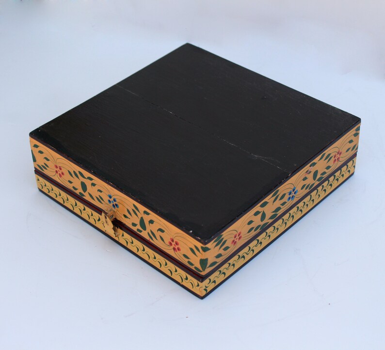 Hand Painted Peacock on Wooden Box. - Etsy