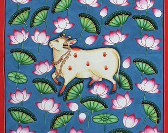 Cow Pichwai Painting | Etsy