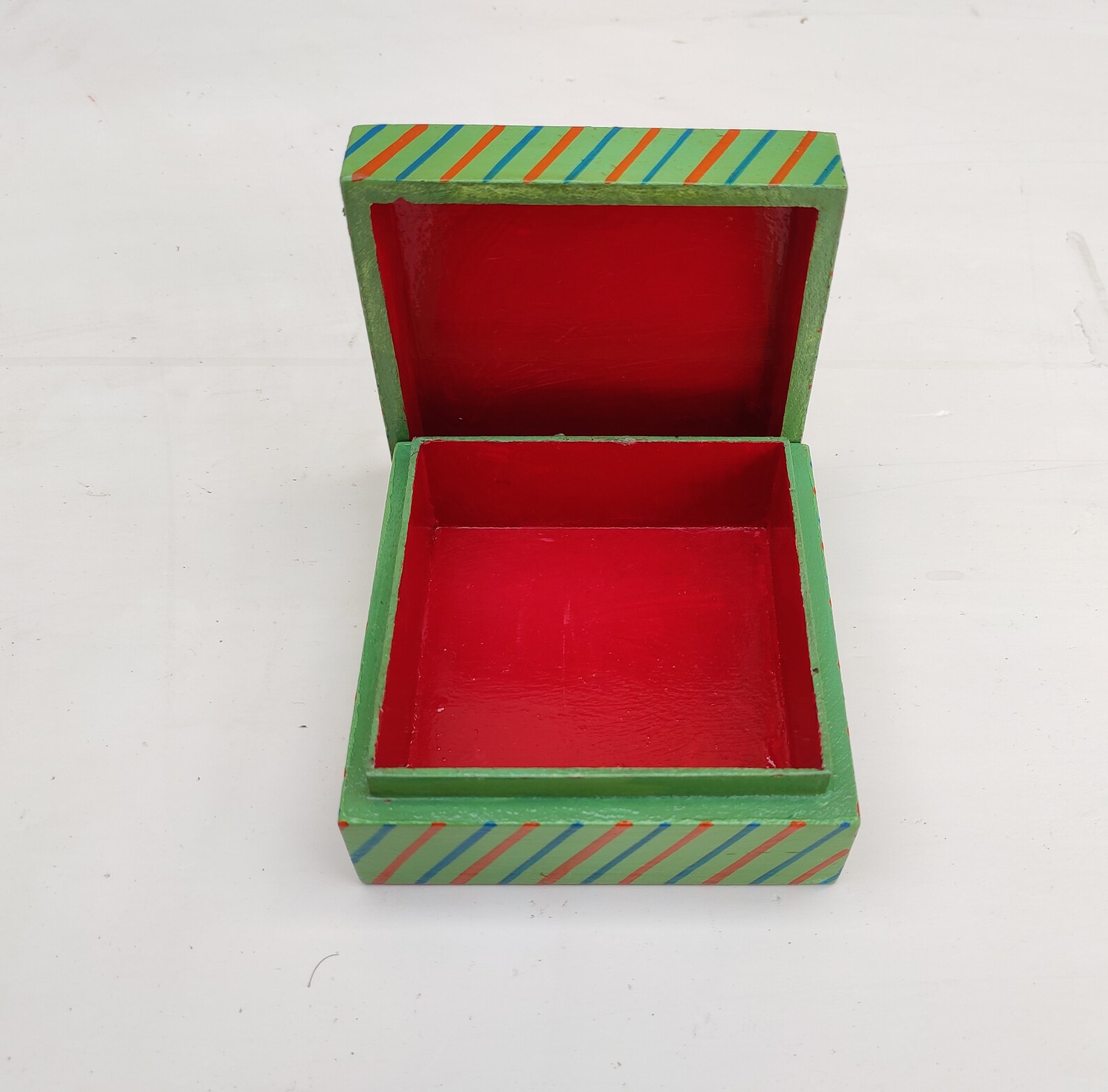 Hand Painted Cow on Wooden Box Painted Storage Box Cow | Etsy