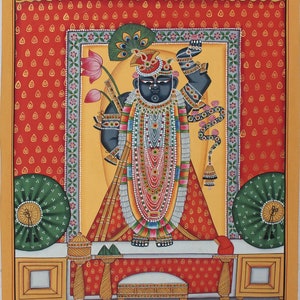 Painting of Lord Shrinath Ji, Painting, Wall Decor, Home Decor, Art ...