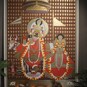 Radha Govind Dev Ji Painting, Krishna Painting,krishna Radha, Radha ...