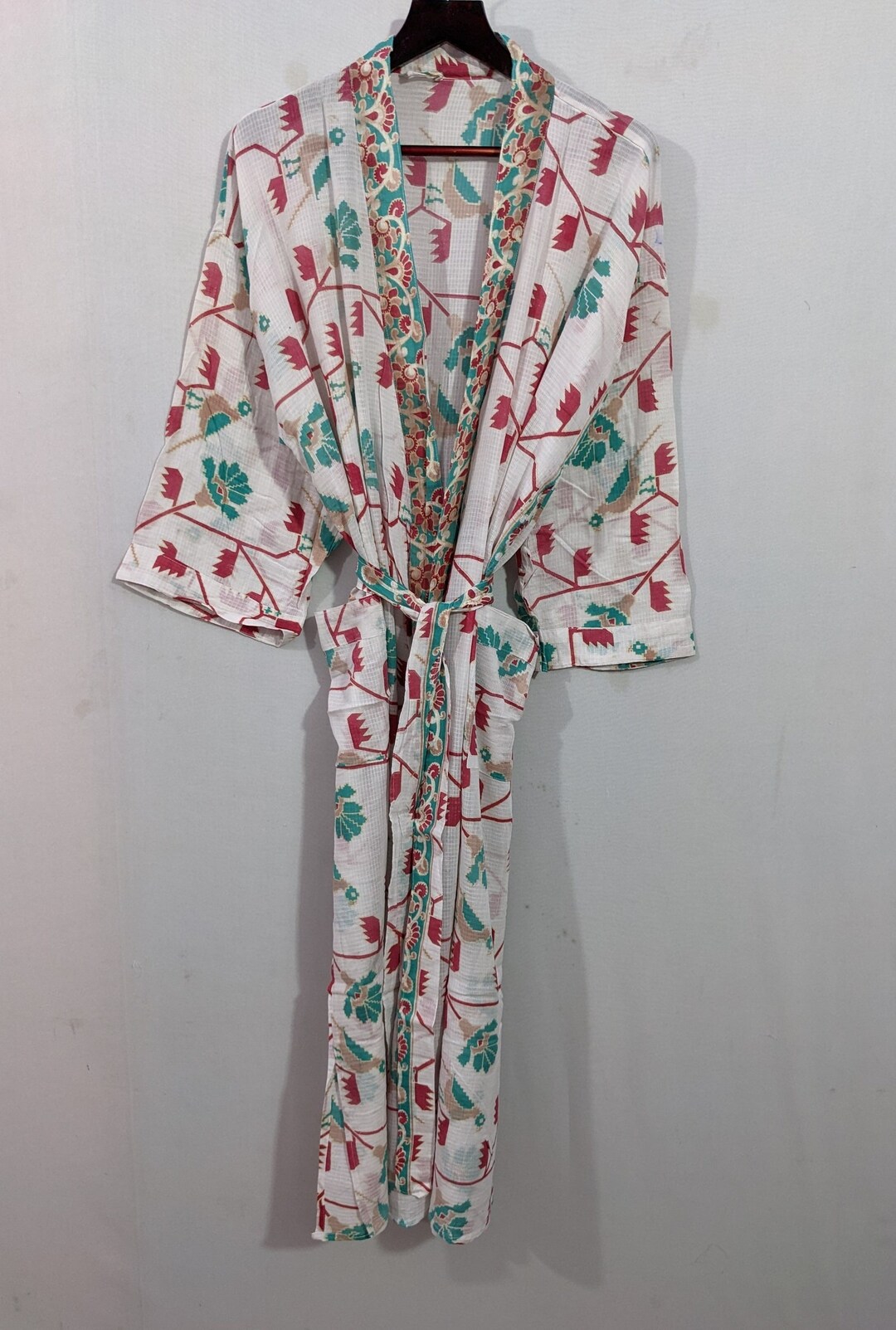 Vintage Saree Kimono/ Beach Robe/ Kimono Robe/ Swim Wear Robe/ - Etsy