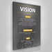 Company Vision Office Decor Corporate Statement Wall Art Team Poster ...