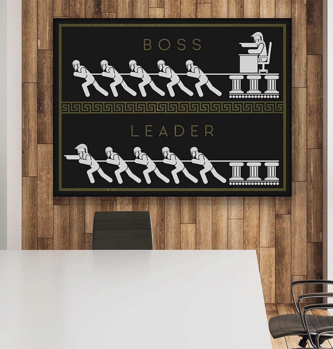 Leader and Boss Wall Art Canvas Print Office Decor / Entrepreneur ...
