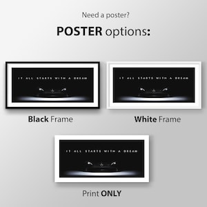 Mercedes Benz Canvas Print Dream Big Wall Art for Car Lovers Luxury ...