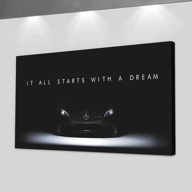 Mercedes Benz Framed Art - Etsy