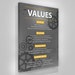 Core Values Wall Art Company Modern Office Decor Canvas Print ...