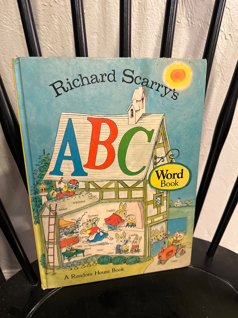 Richard Scarrys ABC Word Book - Etsy