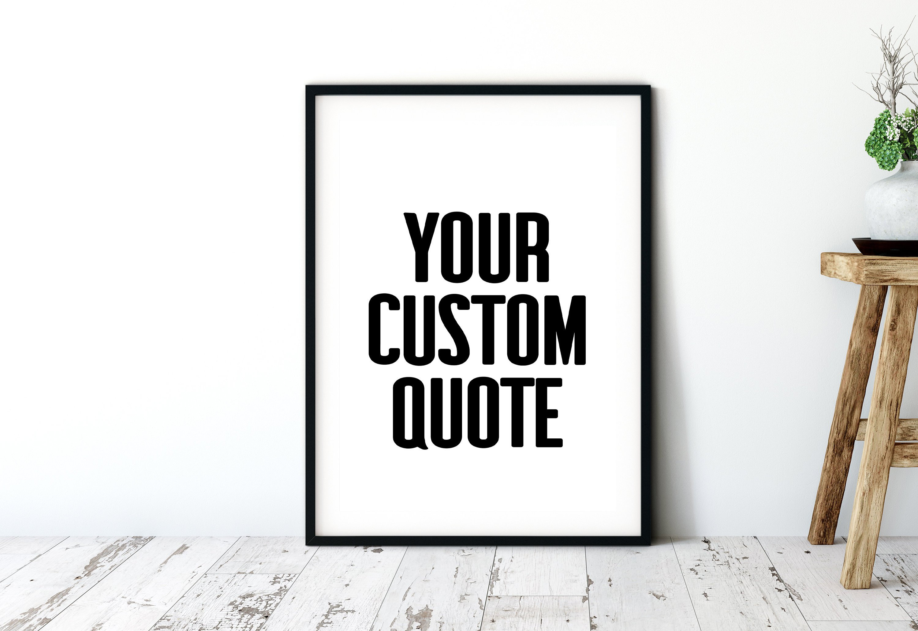Custom Quote Print Custom Text Print Custom Wall Art - Etsy UK