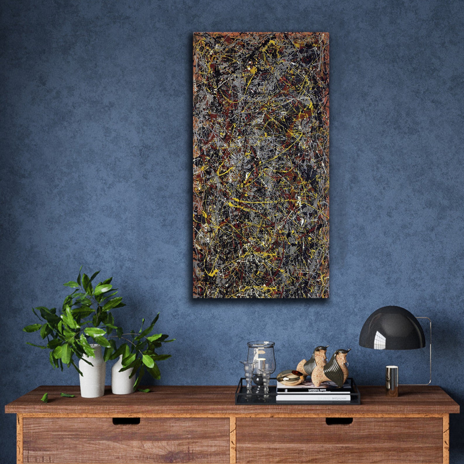 Número 5 1948 por Jackson Pollock Famous Canvas Rolled | Etsy