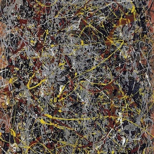 Number 5, 1948 by Jackson Pollock Famous Canvas Rolled Painting ...