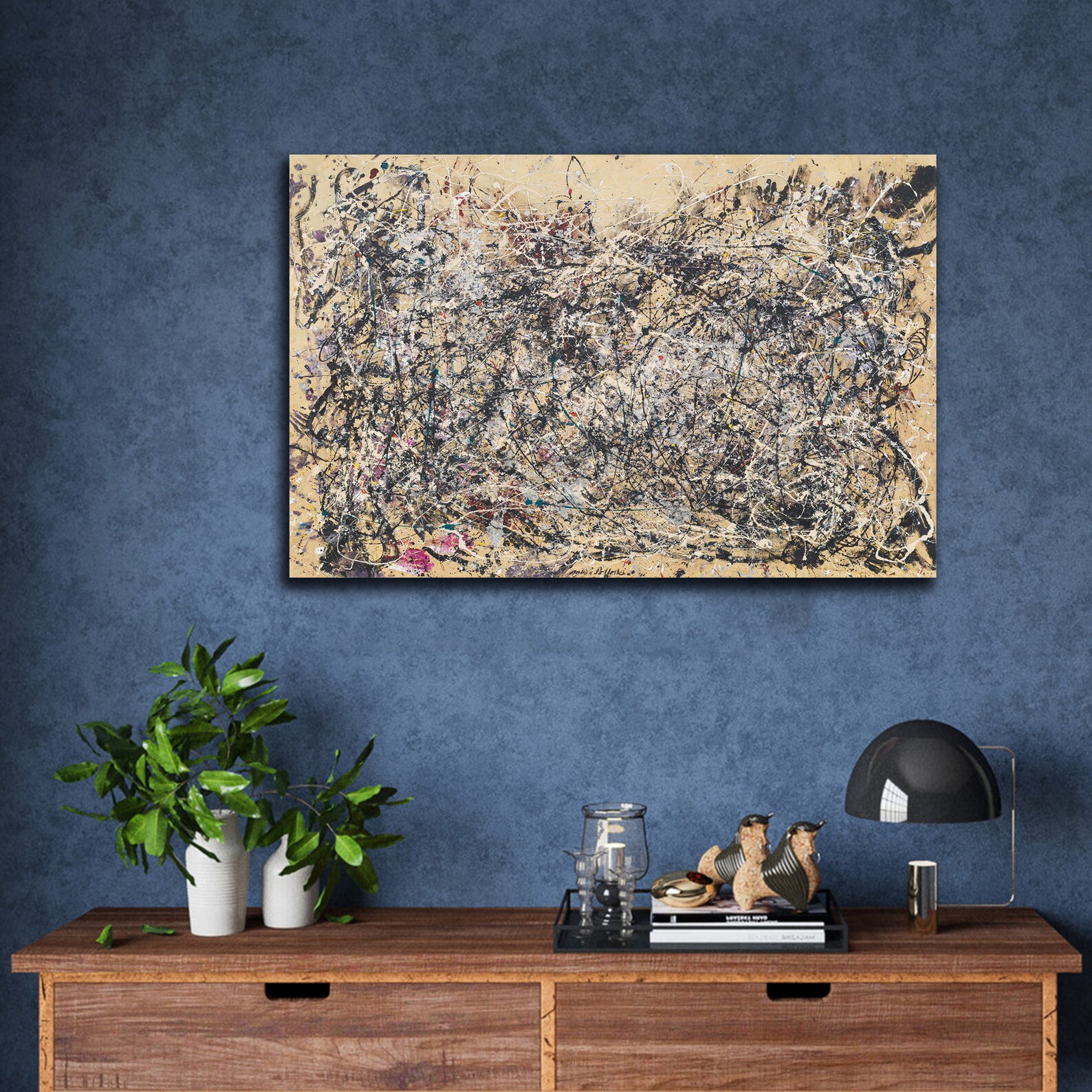 Number 1A 1948 by Jackson Pollock Famous Canvas Rolled - Etsy