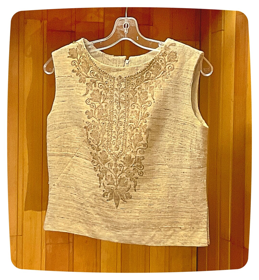 Authentic Vintage 1950s Hawaiian Barkcloth Top, Authentic Kapa Tiki ...