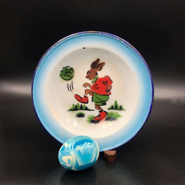 Red Enamel Bowl - Etsy