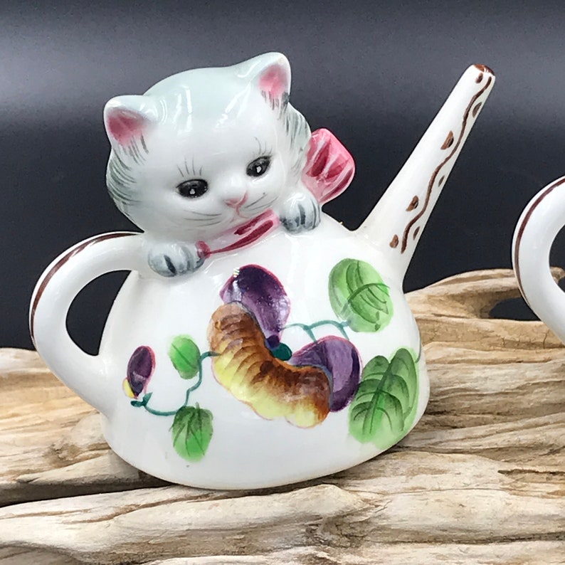 1950s Norcrest Miyao Kittens/cats in Teapots Salt & Pepper | Etsy