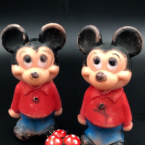 Vintage Walt Disney Productions Mickey Mouse Lucite Resin Figurine ...