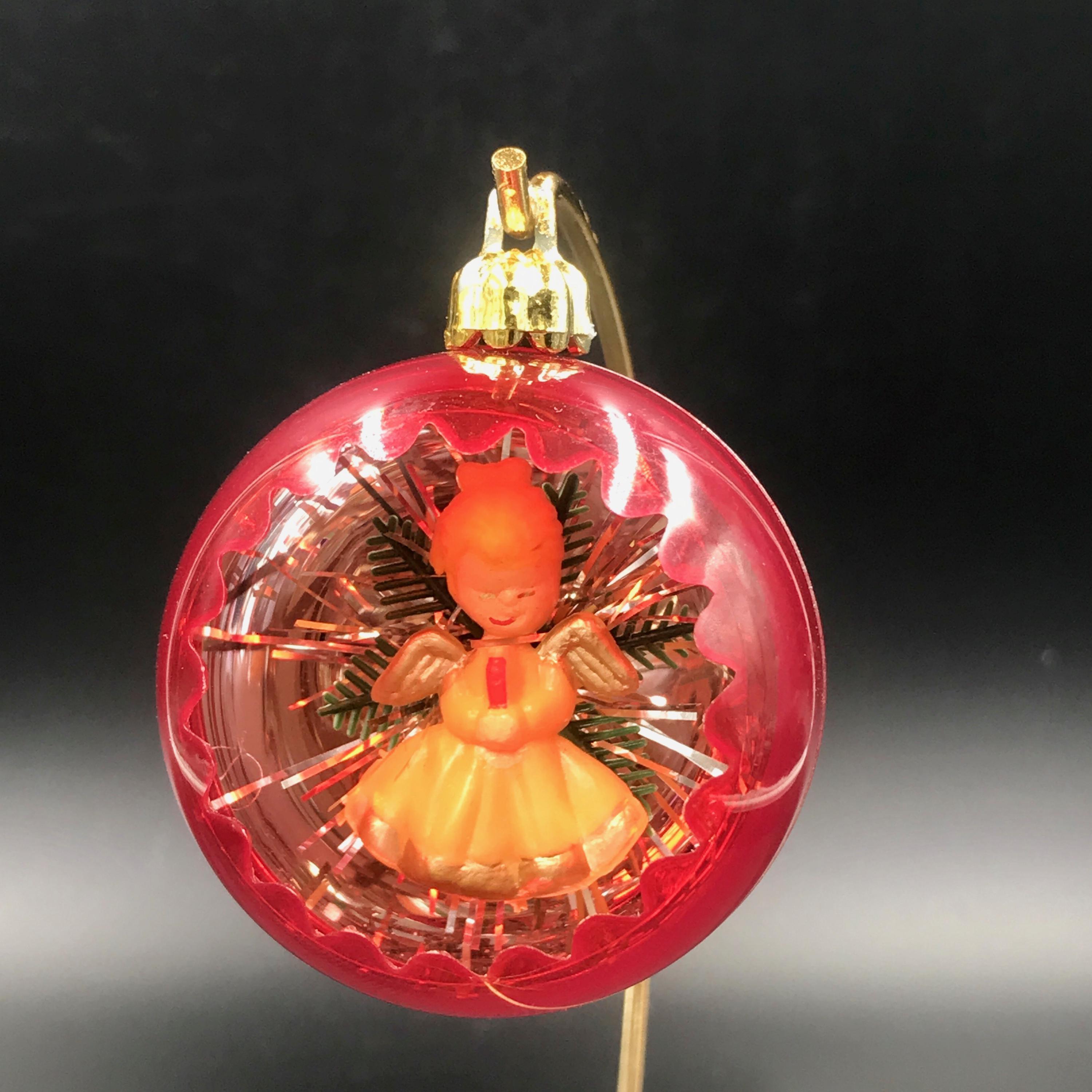 Vintage Red Plastic Angel Ornaments: Kitschmas MCM Set of 4 - Etsy
