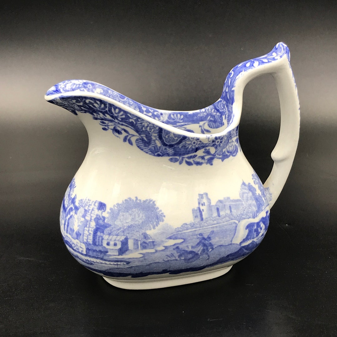 1971 VTG Spode Blue & White Italian Creamer Made in England Design ...