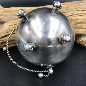 VTG to Antique Wilcox Quadruple Silver Plate Cracked Egg Basket With ...