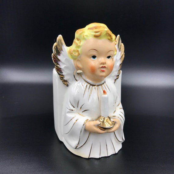 Indoor Planters Planters & Pots Home & Living White Ceramic Angel ...