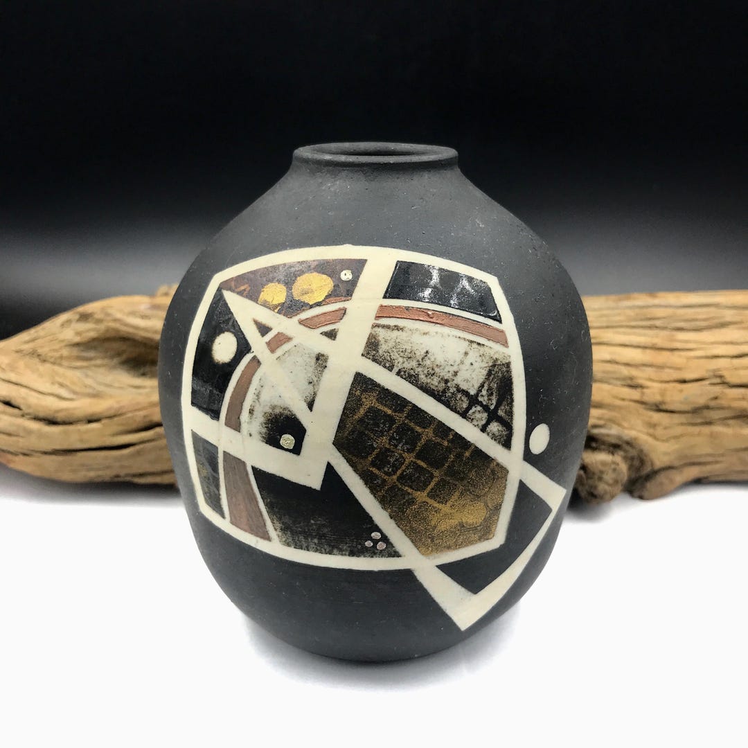 VTG Doug Irish-hosler Northwest Studio Pottery Vase W/ Post Modern ...