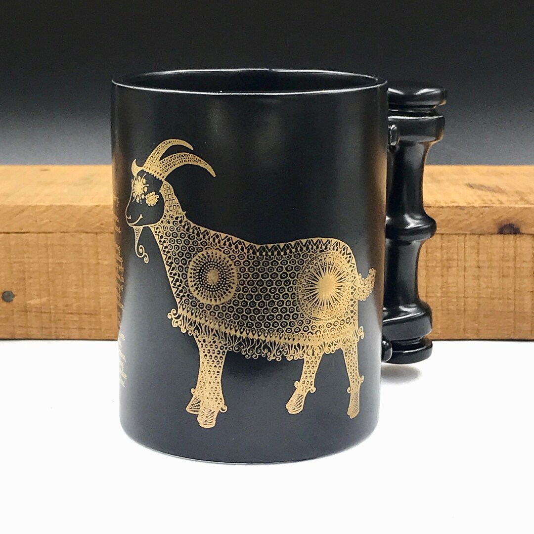 1970s Portmeirion Pottery John Cuffley Zodiac Capricorn Mug, Made in ...