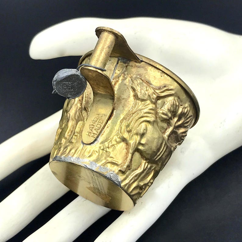Mid-century Minoan Brass Cup: Repoussé Bulls, Ancient Greece Replica - Etsy