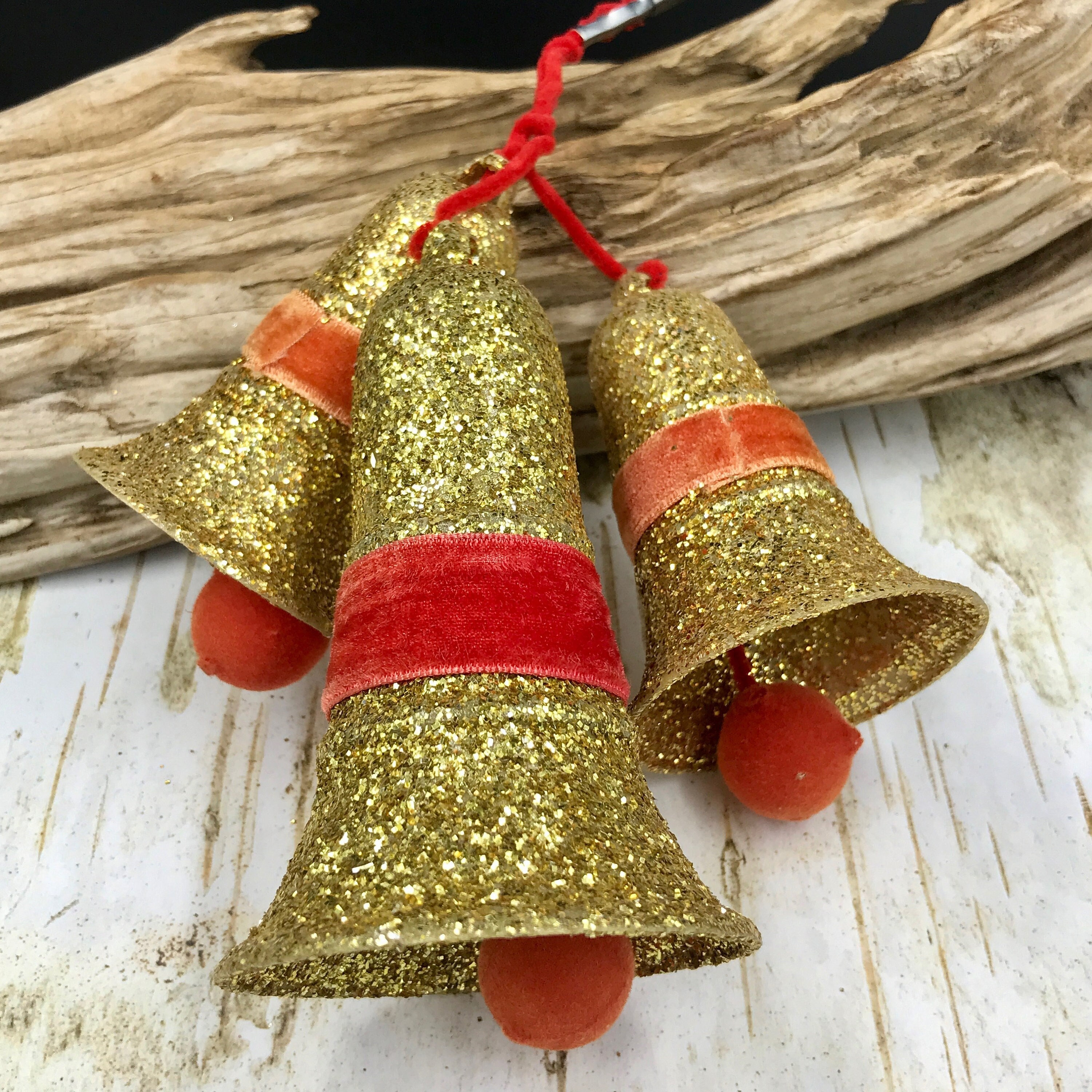 Gold Christmas Bells