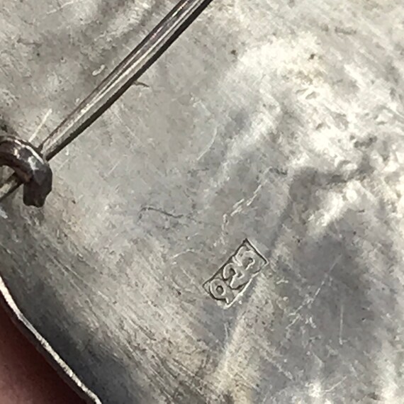 Vintage Etched Sterling Silver Monkey Brooch Pin, Hap… - Gem