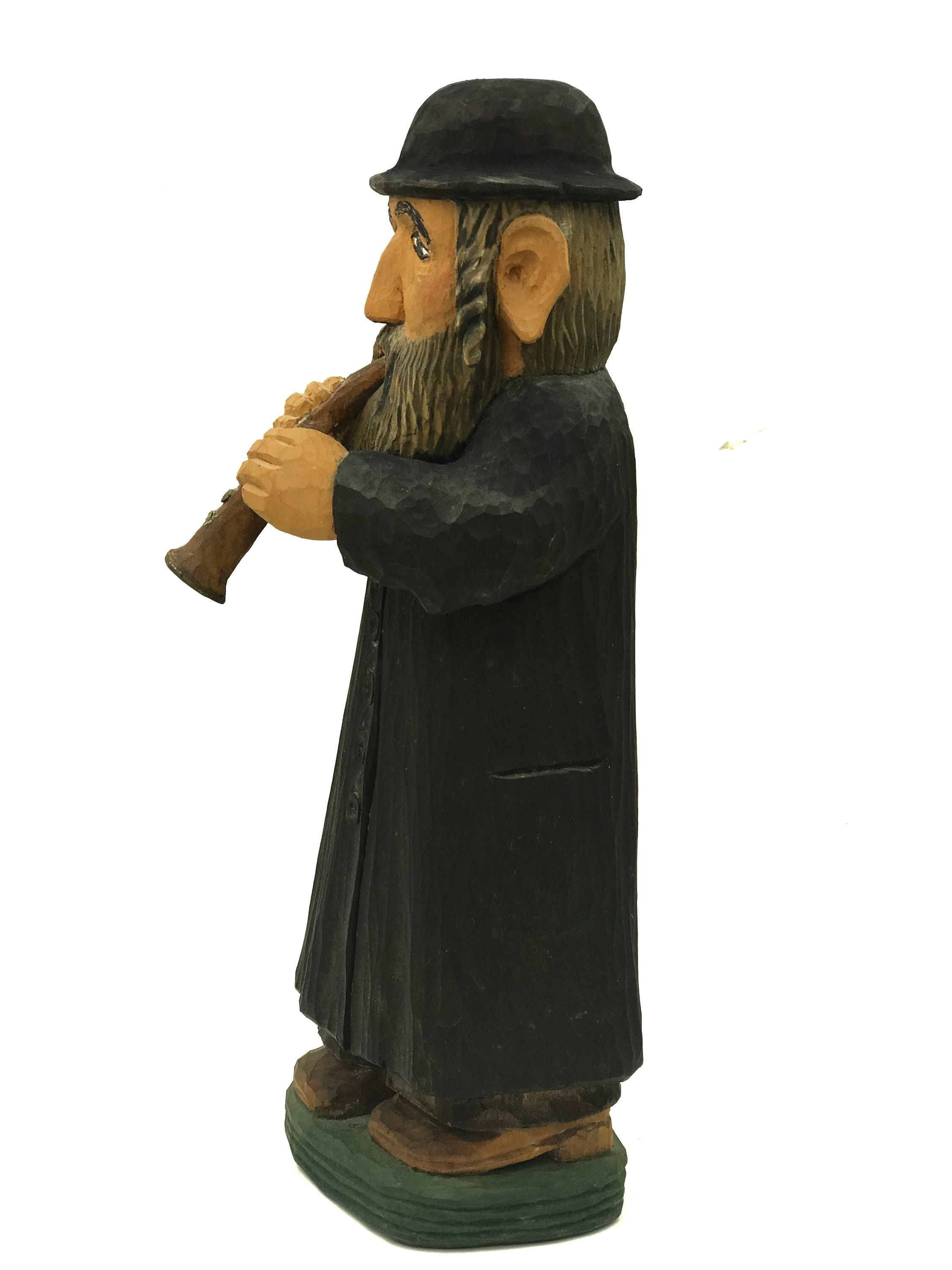 VTG 12 Hand Carved Wood Jewish Musician Statue Hand - Etsy