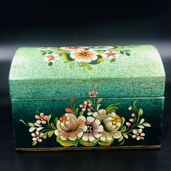 VTG Robert M. Weiss Handmade in Peru Painted Floral Folk Art | Etsy