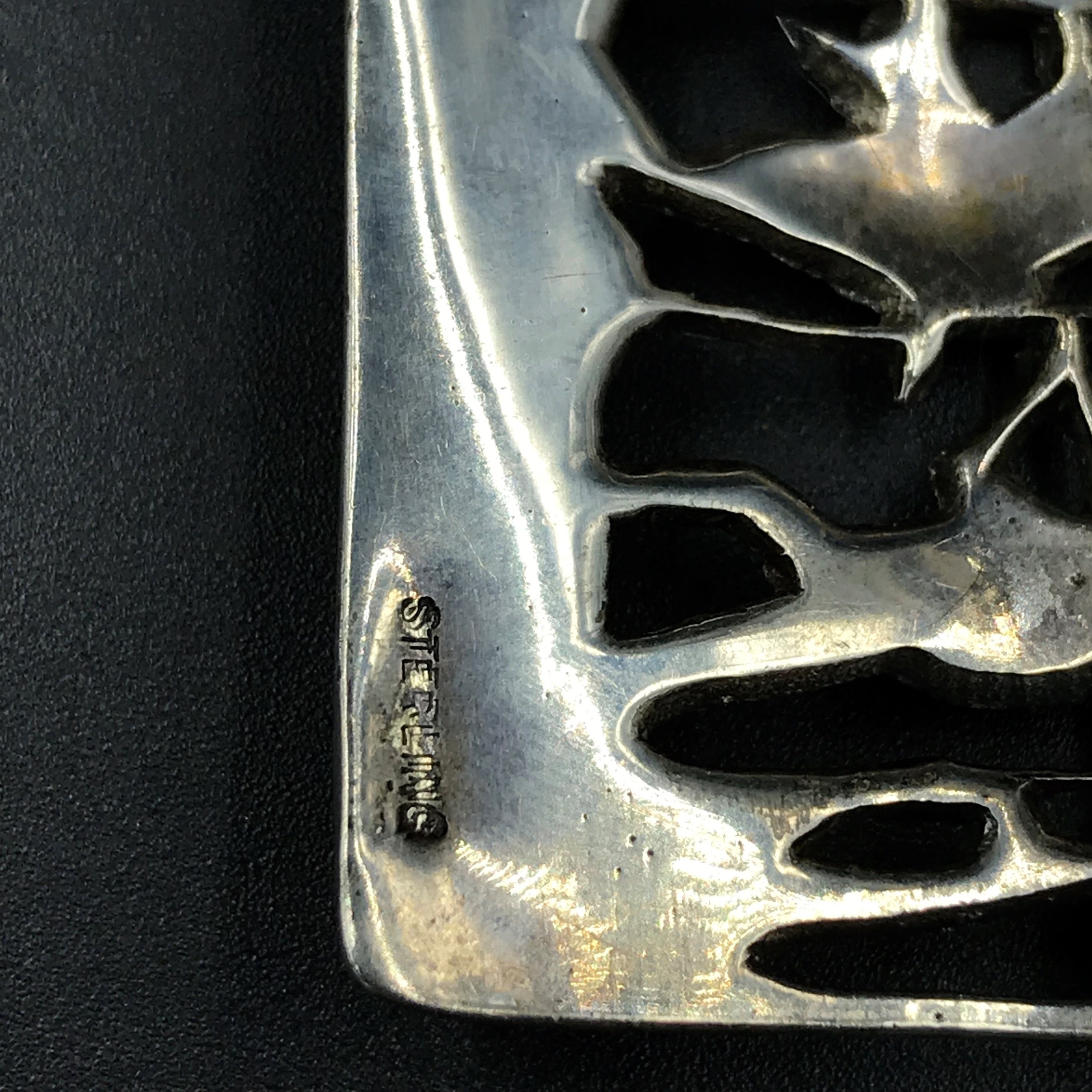 Large Vtg Sterling Silver Brooch Pin With a Vineyard Grapes - Etsy