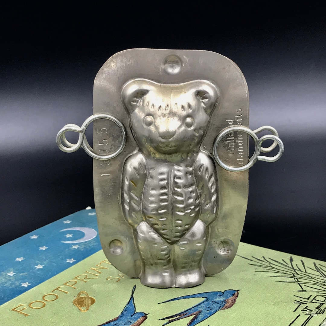 VTG Holland Handicrafts Standing Teddy Bear Chocolate Candy Mold ...
